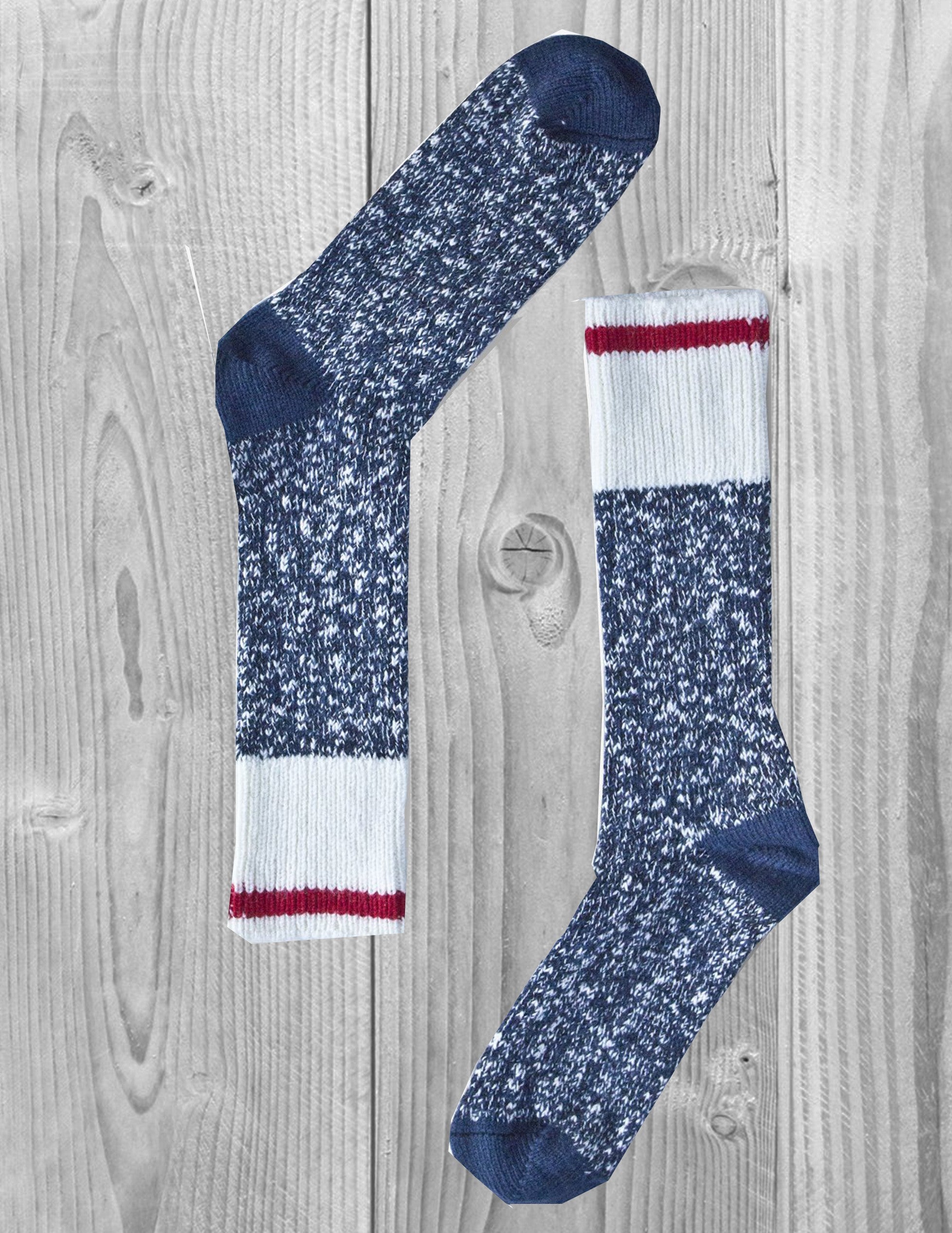 Bas de laine - Mérinos bleu – Boutique Cadeaux Tah-dah!
